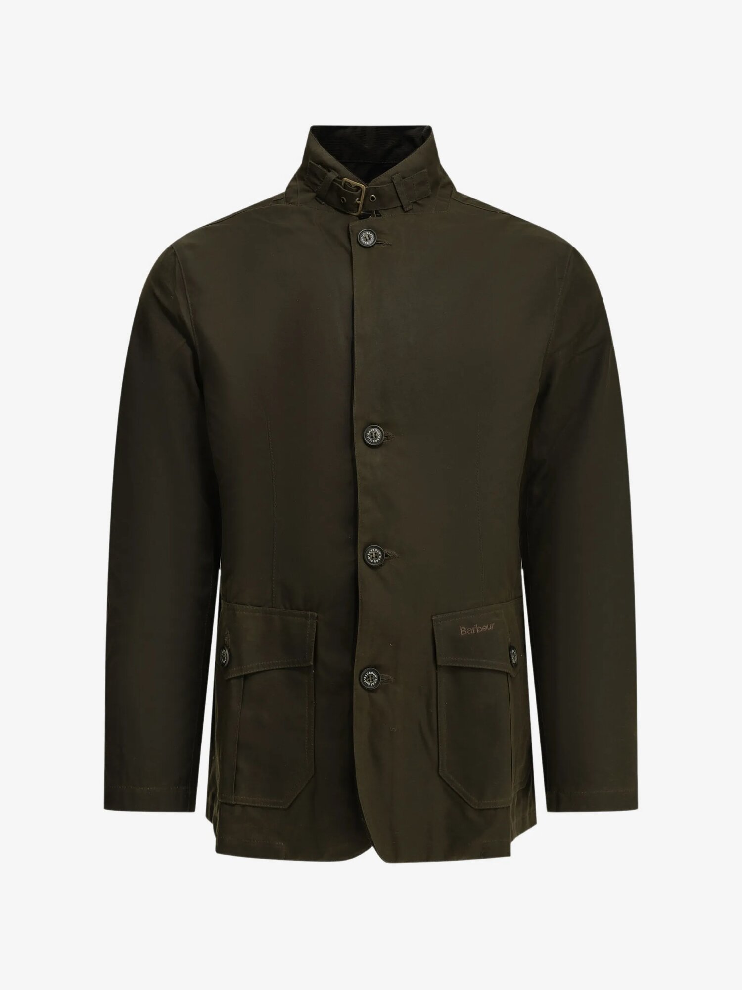 Куртка Barbour Lutz buckled-collar waxed-cotton jacket