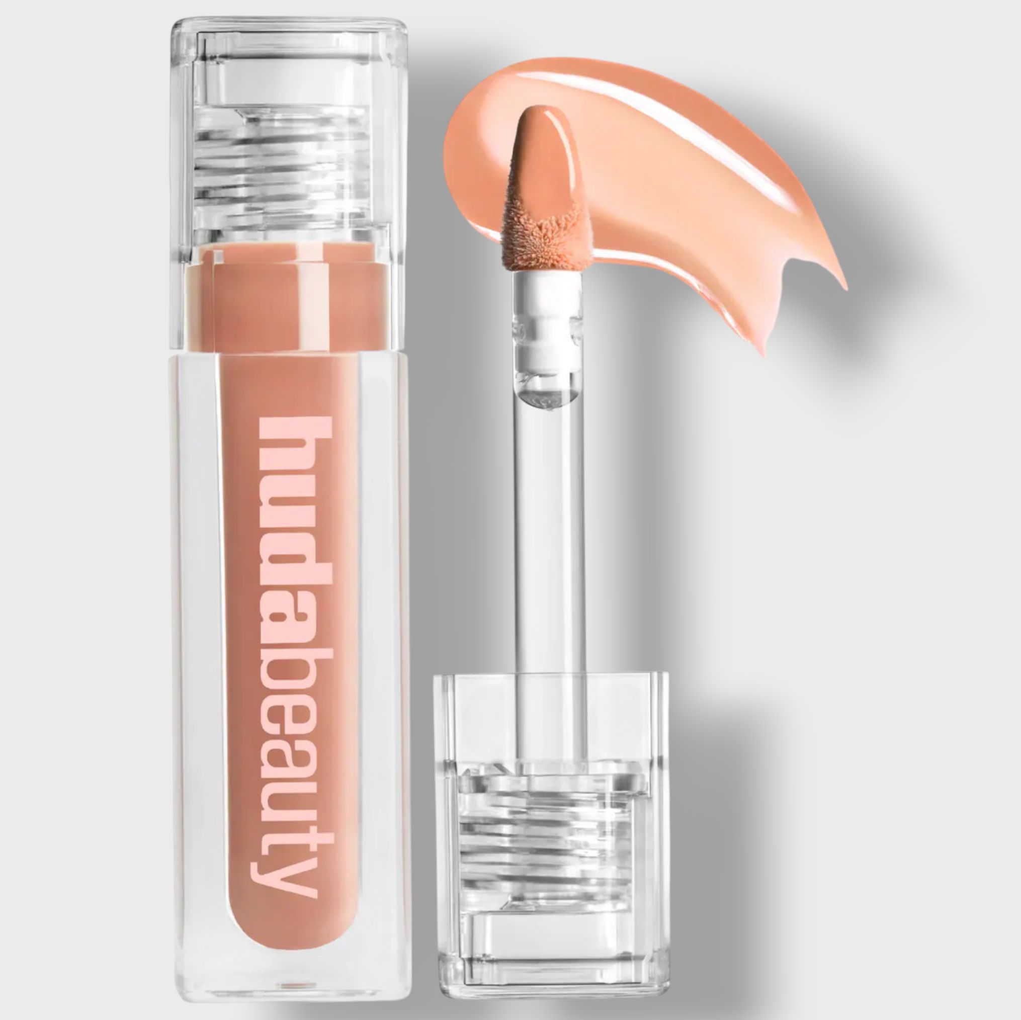 HUDA BEAUTY Экстра-блеск для губ Faux Filler Extra Shine Lip Gloss (MidCealer) 3.9 мл