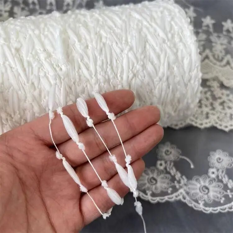 Белая пряжа Doudou для вязания, 500г, 08