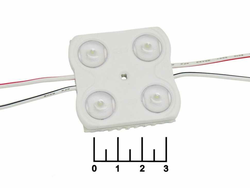 Модуль подсветки 12V белый холодный 4LED CRAFT-2835-4 1.6W (028891(1))