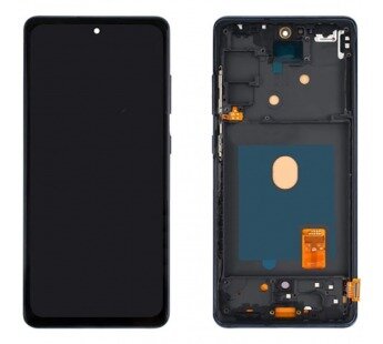 Дисплей для Samsung G780F/G781B Galaxy S20 FE/S20 FE 5G в рамке с тачскрином (синий) (OLED)