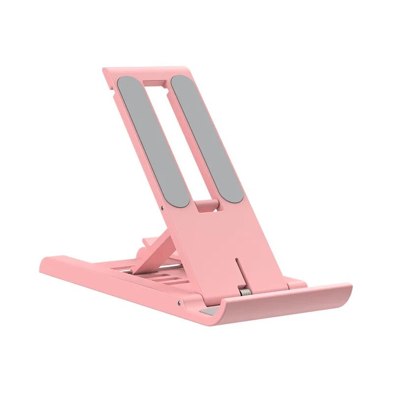 Портативная Складная Настольная Подставка Для Телефона Для iPhone 13 Pro, iPad JM Pink