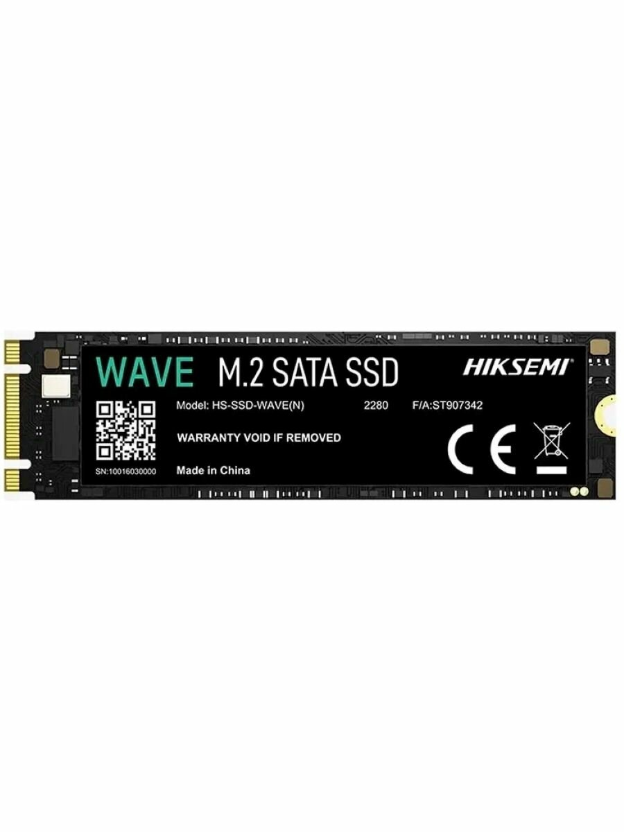 Накопитель SSD HIKVISION HS-SSD-WAVE(N) 512G M.2, 512ГБ, 3 бит MLC, 3D NAND, TLC, SATA III