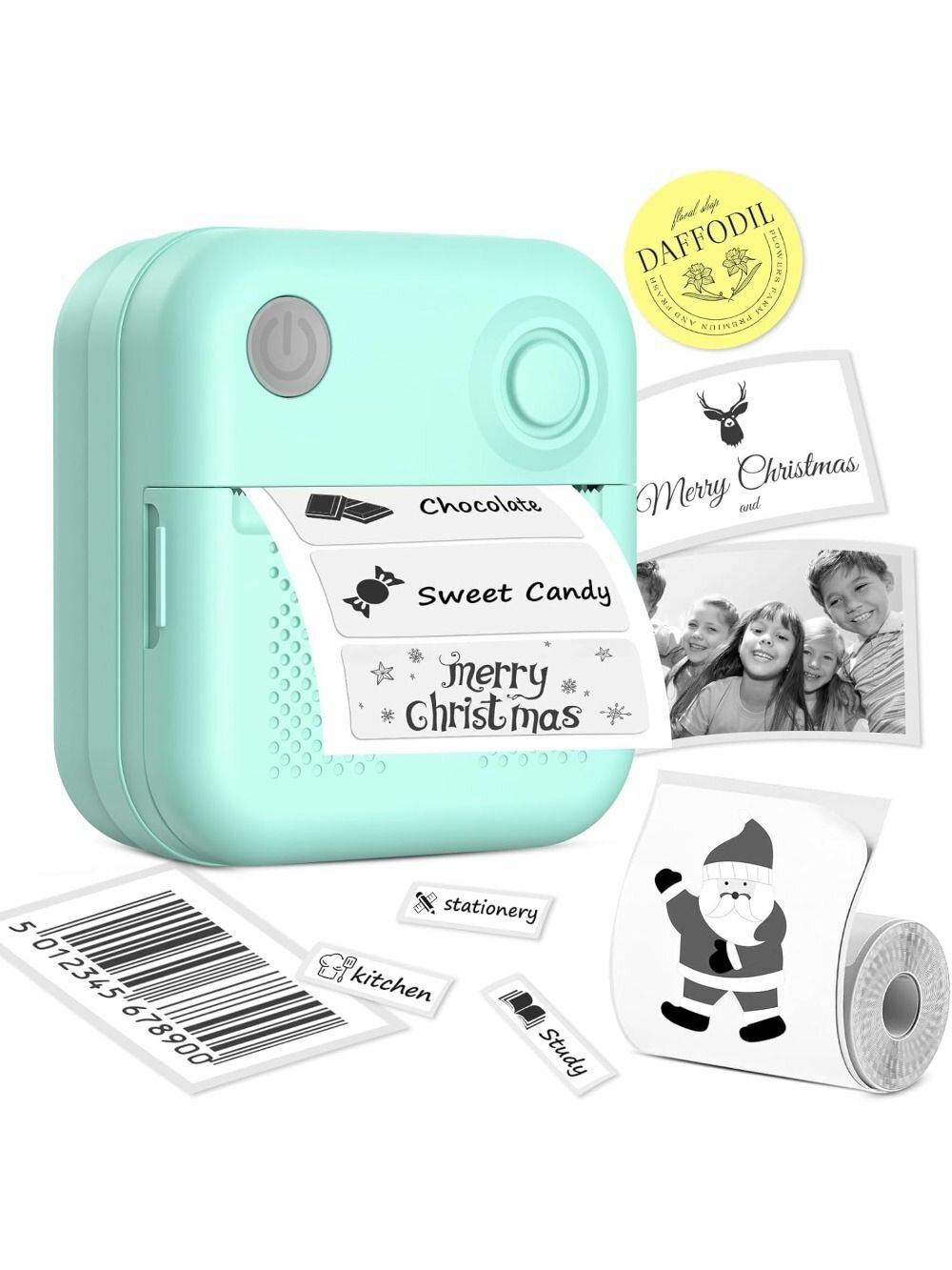 Принтер этикеток, Мини-производитель наклеек для дома, офиса, малого бизнеса, Портативный принтер наклеек для телефонов