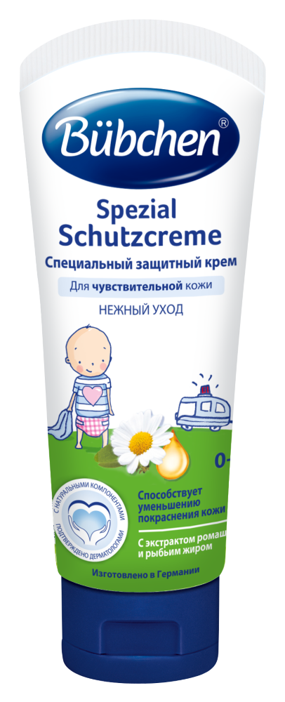 Bubchen крем специальный защитный ромашка 75 мл