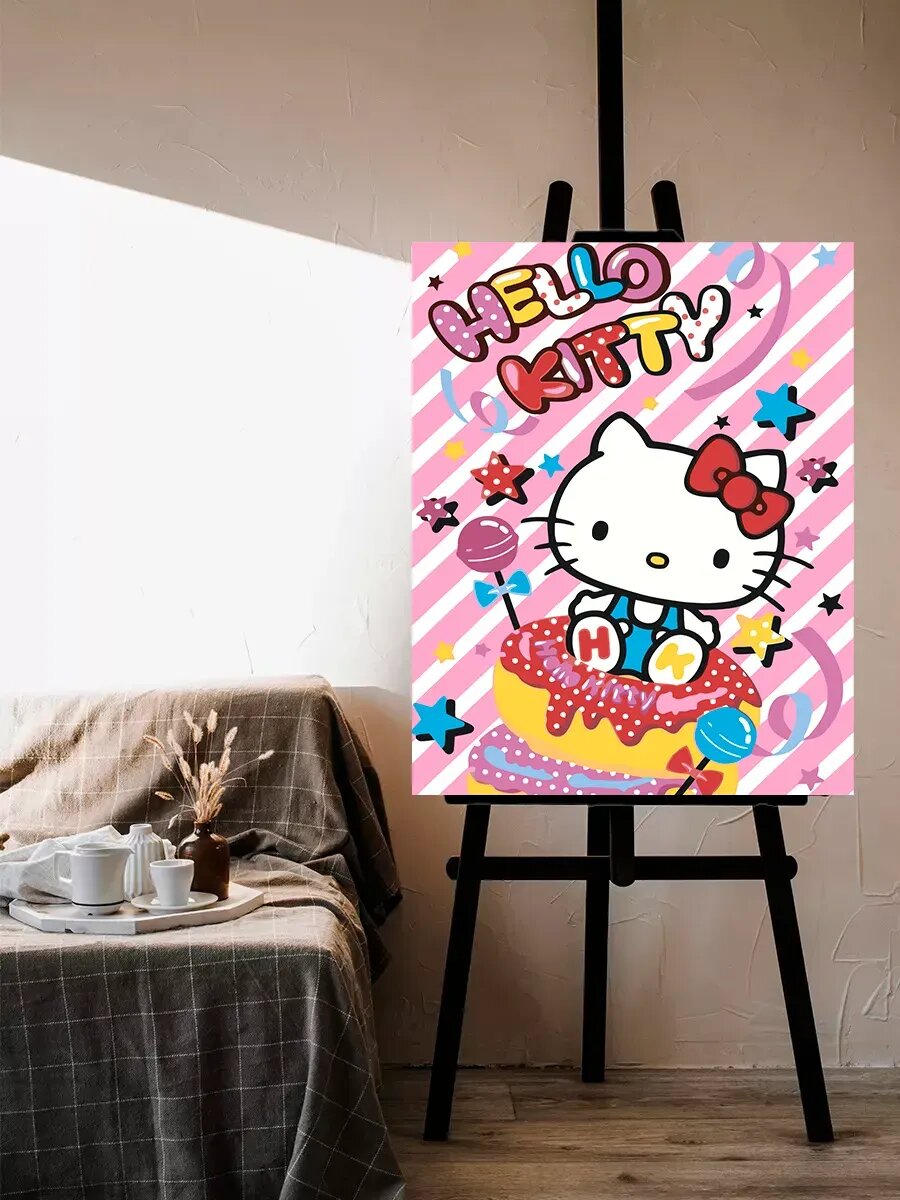 Картина по номерам Hello Kitty