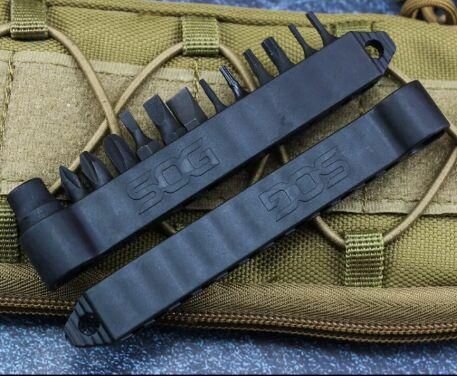 Набор шурупов и бит для дома и гаража, 12 сменных насадок, крестовые, плоские, звездообразные, шестигранные, подходит для SOG и других инструментов с 1/4 дюйма приводом