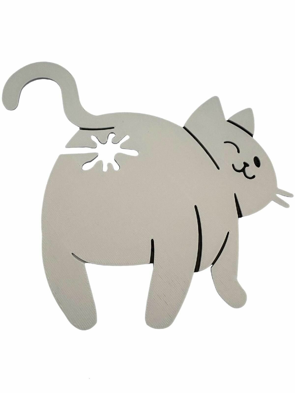 1 бытовое бумажное полотенце с забавным кошачьим хлебным зажимом и декоративной пряжкой