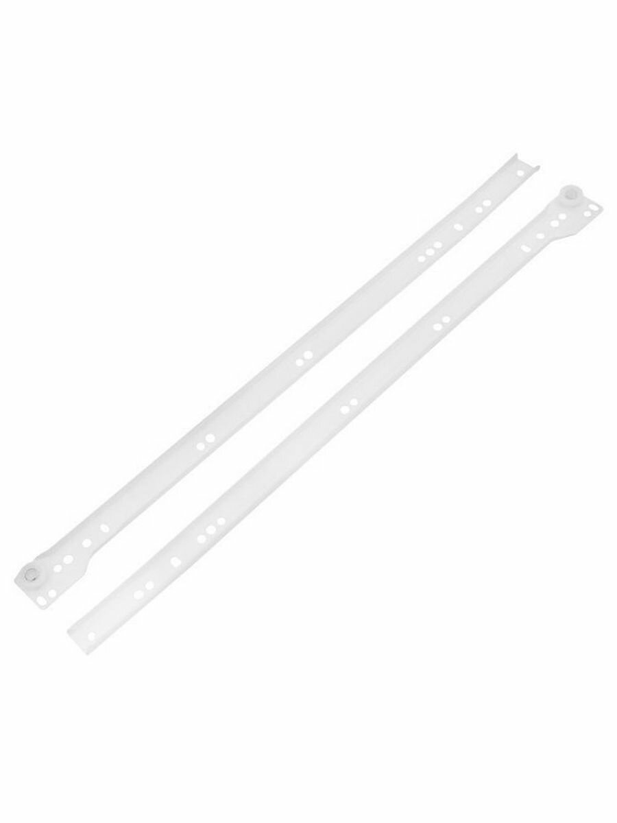 Направляющие для выдвижных ящиков роликовые 500 мм `SANBERG` белые