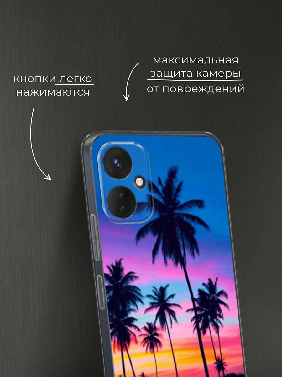Чехол на Tecno Spark 9 Pro / Техно Спарк 9 Про с принтом "Закат 5" — фото 1