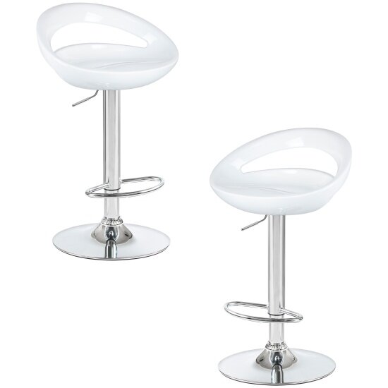 Стул барный Dobrin DISCO (белый)(2 шт/уп)