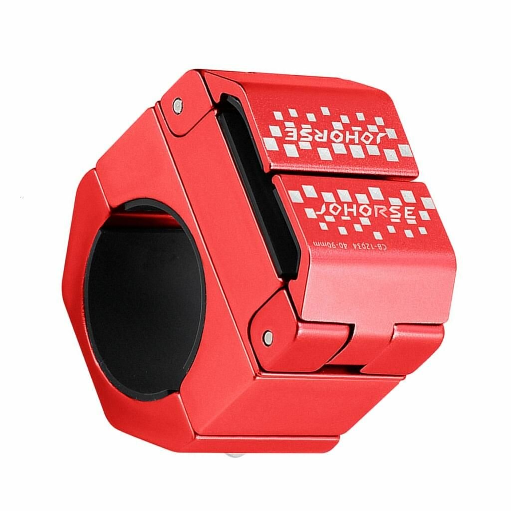 Крепление для телефона с 360-градусным вращением на руль самоката и велосипеда, противоударная подставка, простая установка, красный