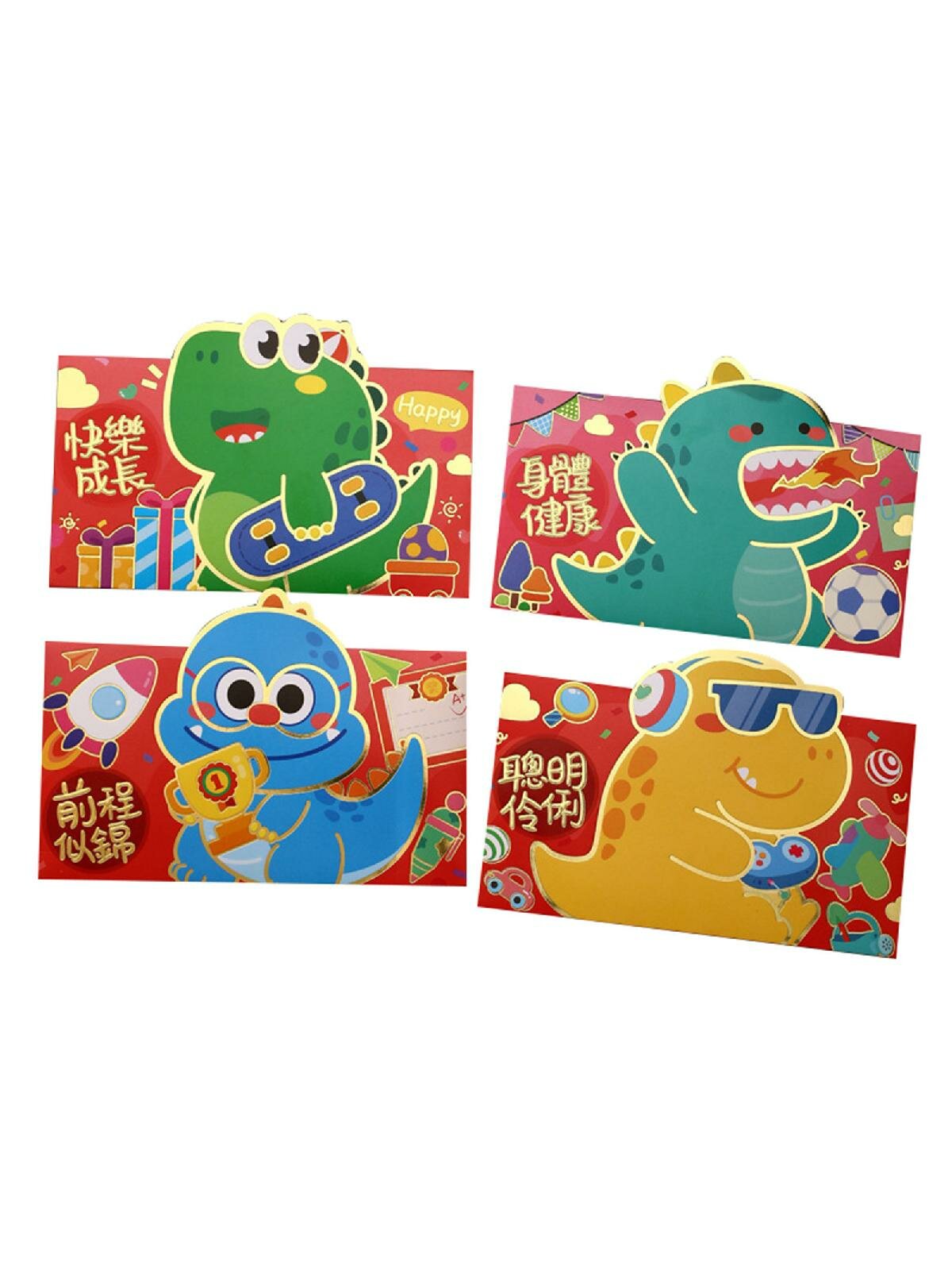 Праздничные красные конверты, китайский конверт в Год Дракона, сверхпрочная бумага