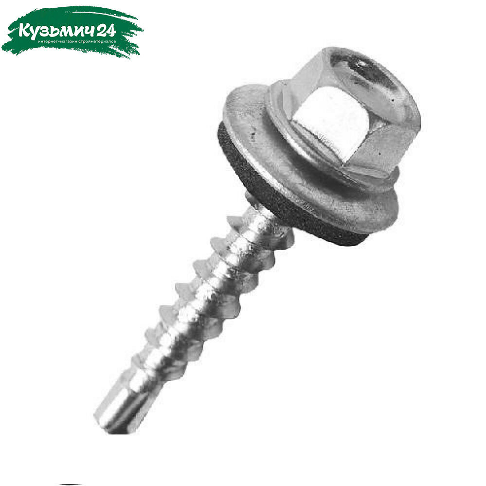 Саморез кровельный оцинкованный 6,3х25 мм