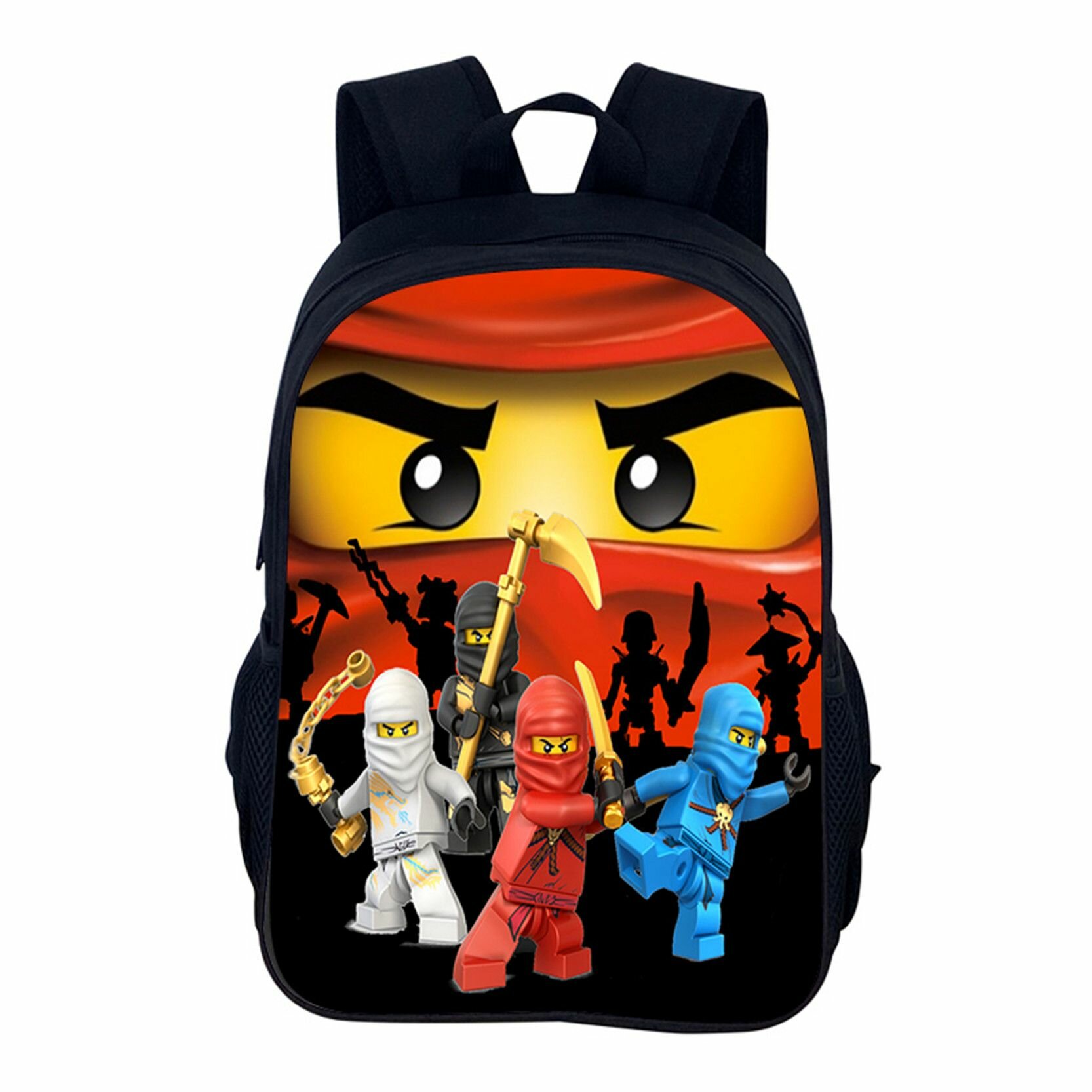 Школьный рюкзак из мультфильма Лего Ниндзяго для маленького ребенка-Легкая сумка для книг, Классическая школьная сумка