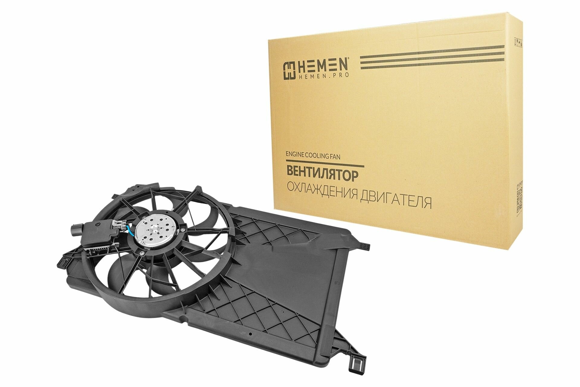 Вентилятор охлаждения в сборе Ford Focus II 05- 1.4i/1.6i (HOFR008)