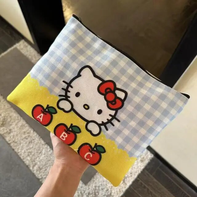 Новая стильная милая косметичка Kitty для макияжа и хранения, на выход