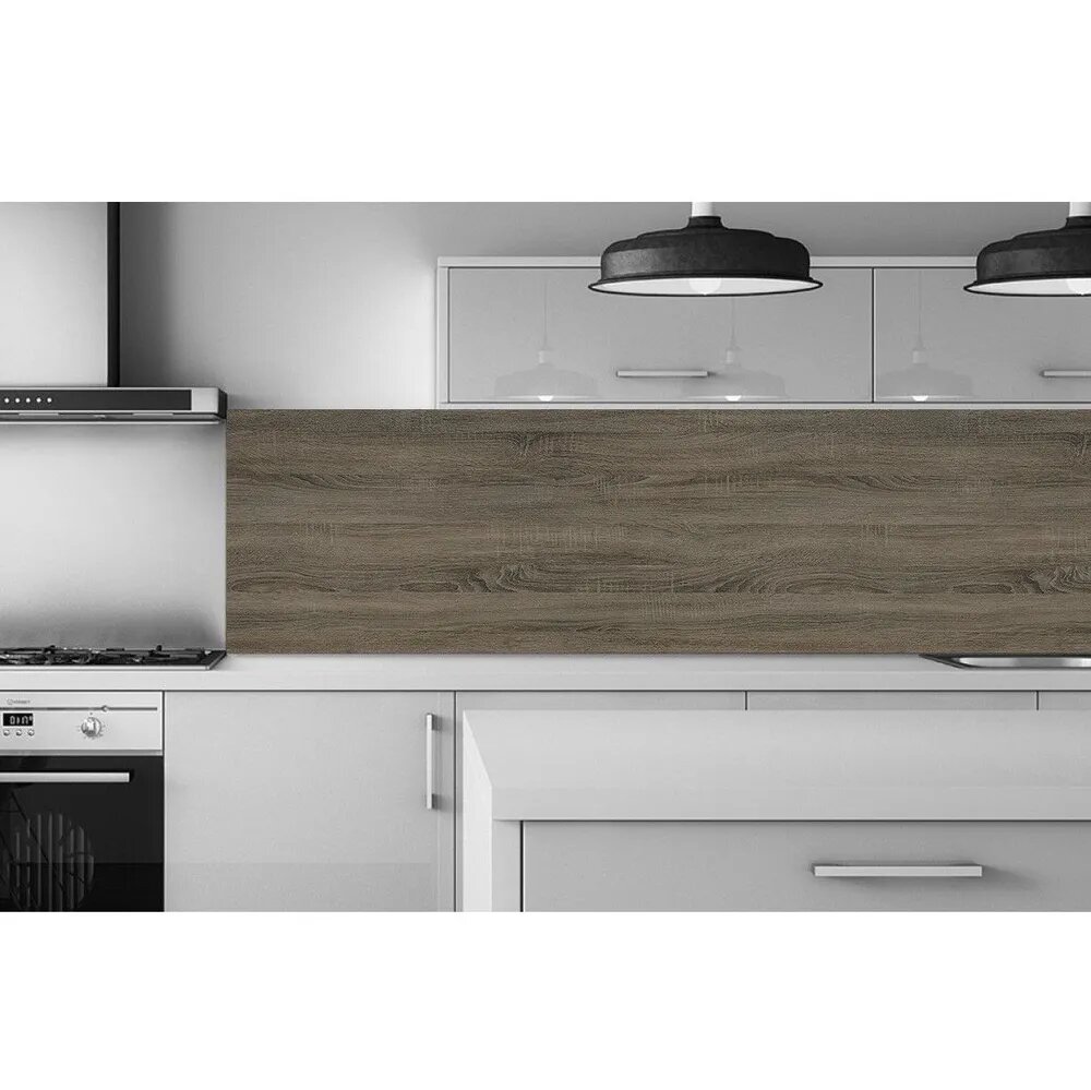 Кухонный фартук на стену "Скиф" 2800x600 мм. Цвет - Дуб ниагра