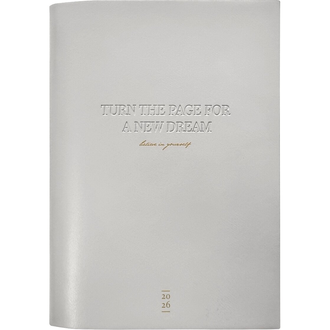 Ежедневник, датированный 2026, Infolio, 140x200мм, 352стр, мягкая, Cozy, серый