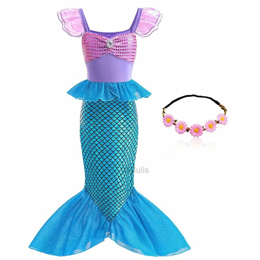 Костюмы принцессы Ариэль для девочек 120, CE77-7