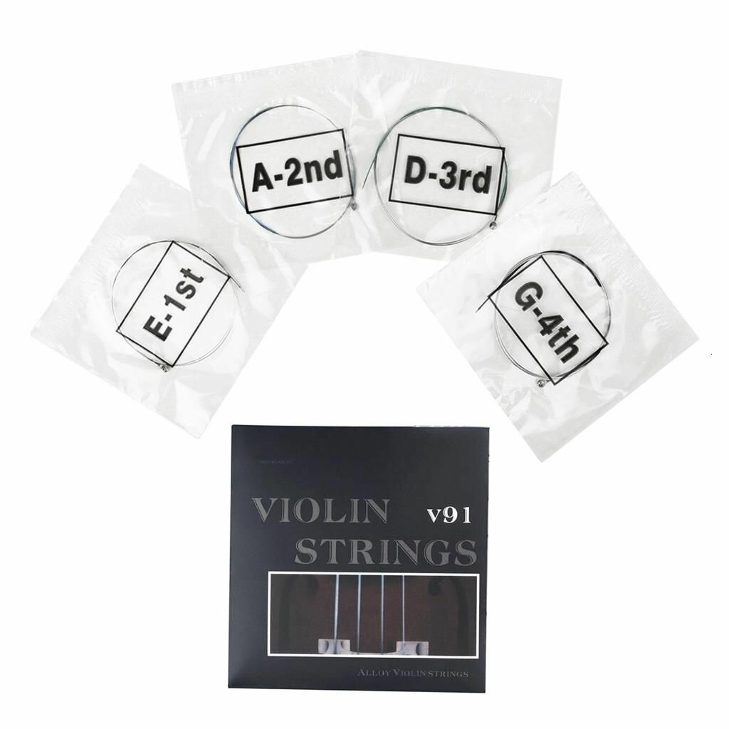 Аксессуар для струнных,1 комплект из 4 скрипичных струн-медный сплав