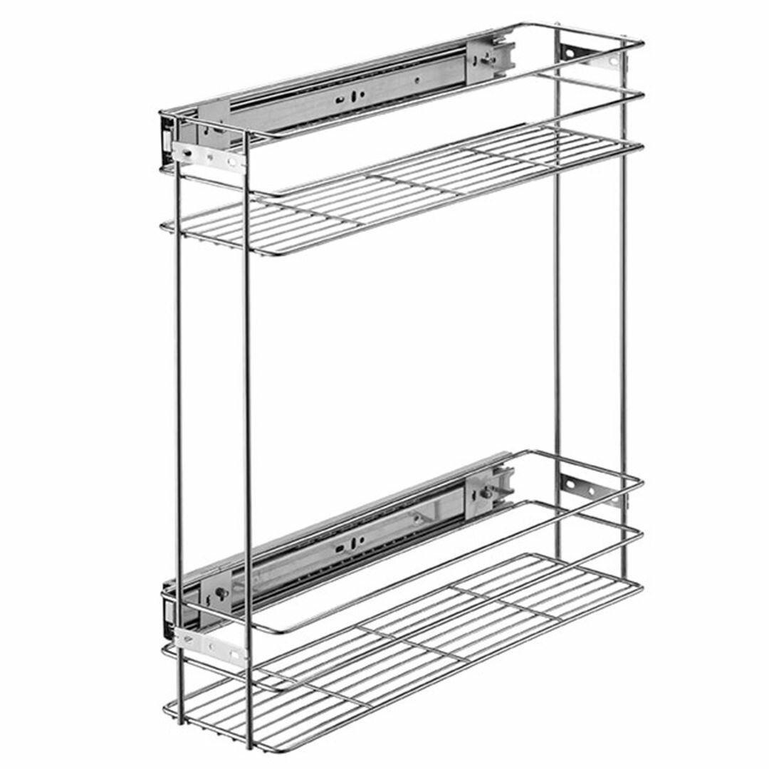 Бутылочница 200 мм с боковым креплением, хром VK-01-200