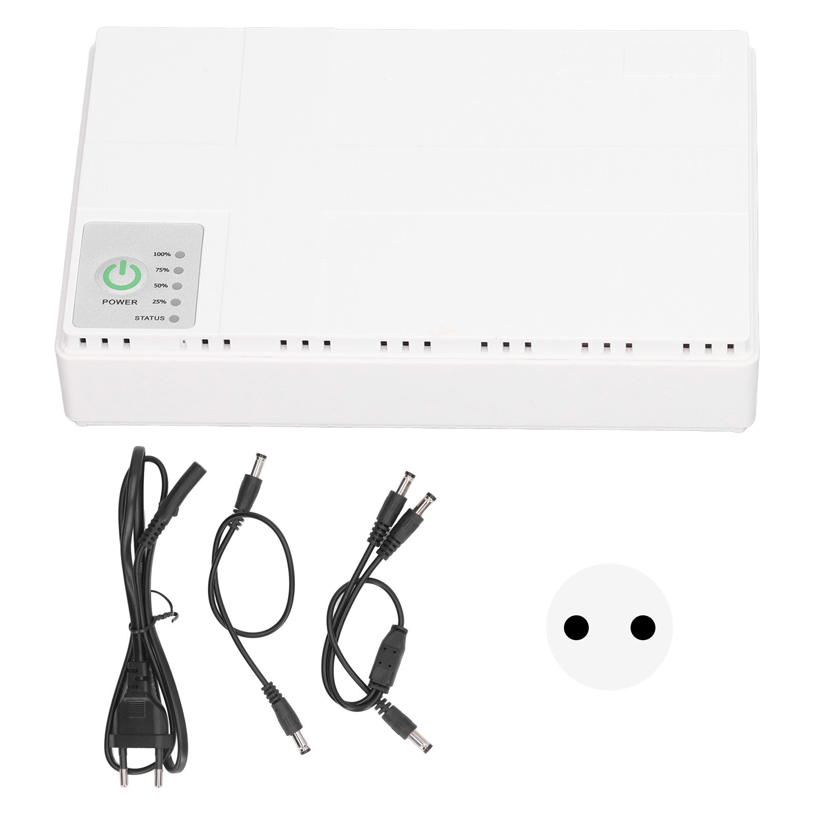 Мини ИБП 10400mAh 5-24V POE для роутера/модема, EU вилка 85-265V