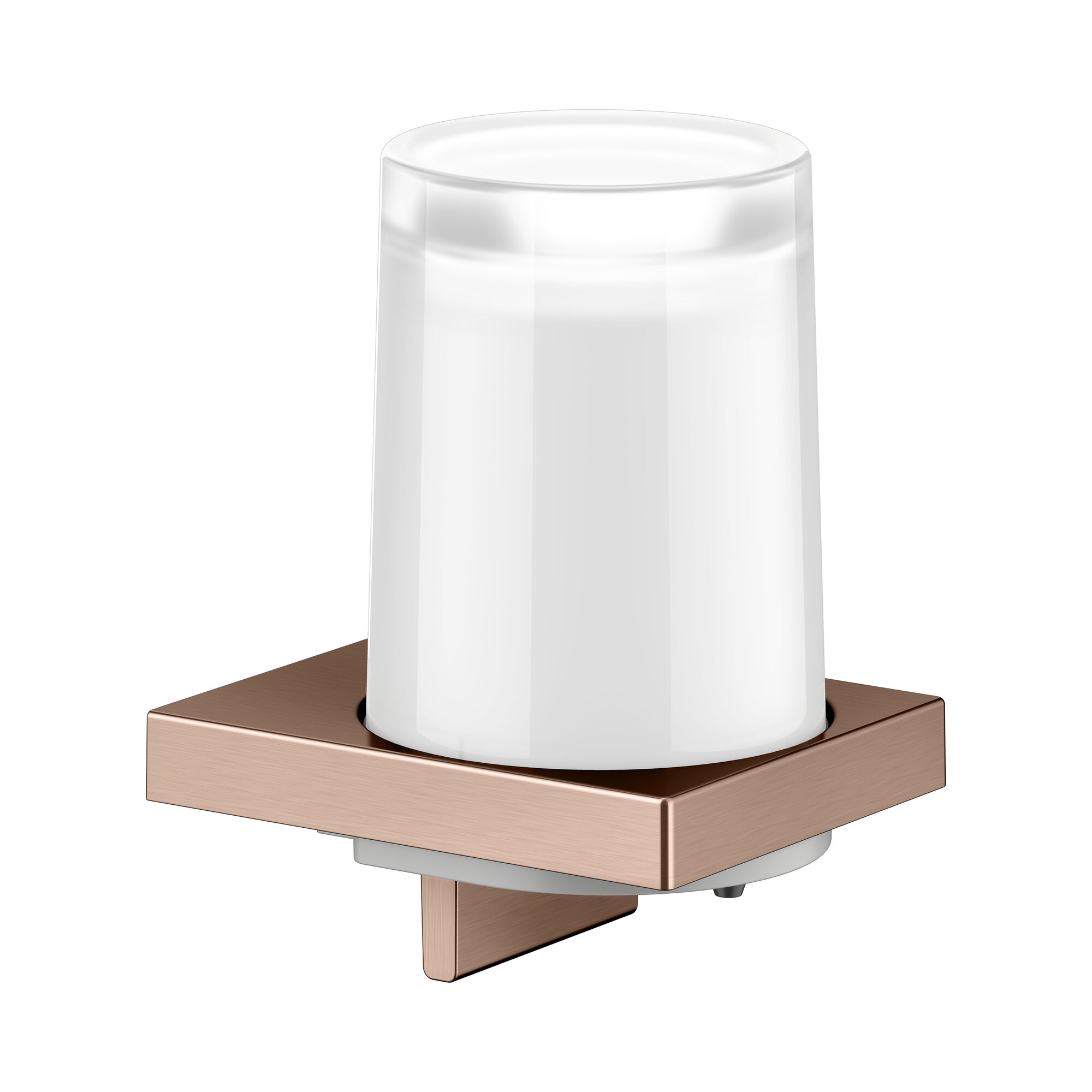 Дозатор для жидкого мыла Keuco Edition 11 настенный, 180мл, хрустальный стакан, красное золото шлифованное 11152 299000