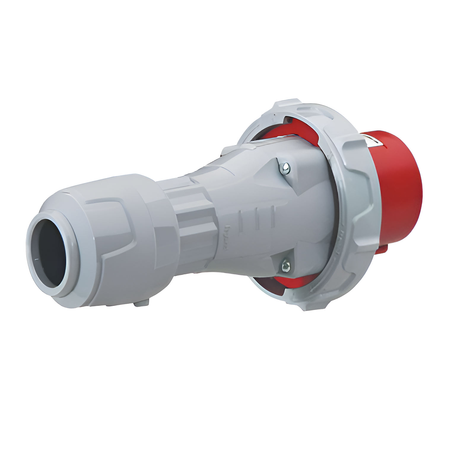 Вилка мобильная Legrand P17 Tempra Pro, 63А, 3К+З, 380В, IP67, арт. L555528, цвет серый/красный
