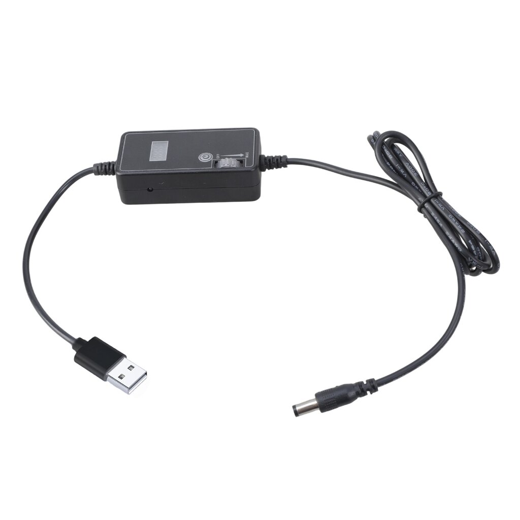 Регулятор скорости от USB до 5,5x2,1 мм С Экраном Отображения Температуры 50 Регулируемая Скорость Для Двигателя Вентилятора Охлаждения Воздуходувки