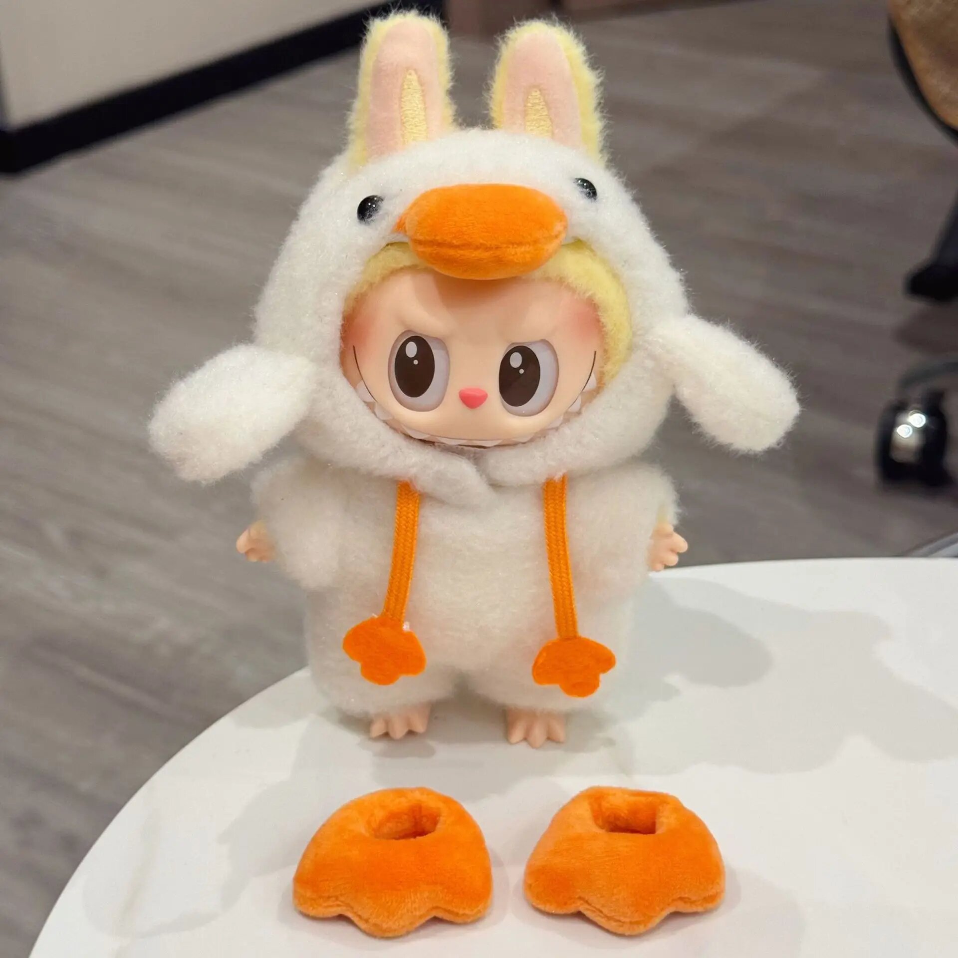 Костюм утки для куклы Labubu 15/17 см