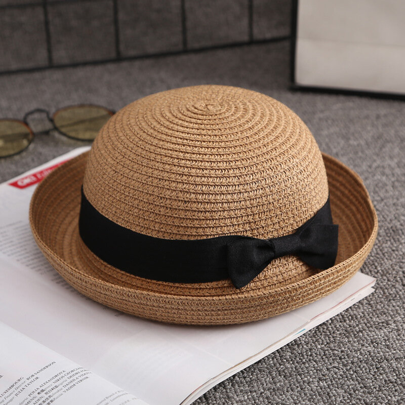 Детская соломенная шляпа, шляпа для родителей и детей, солнцезащитная шляпа от солнца, летняя шляпа для мальчиков и девочек, детская шляпа, летняя шляпа от солнца,