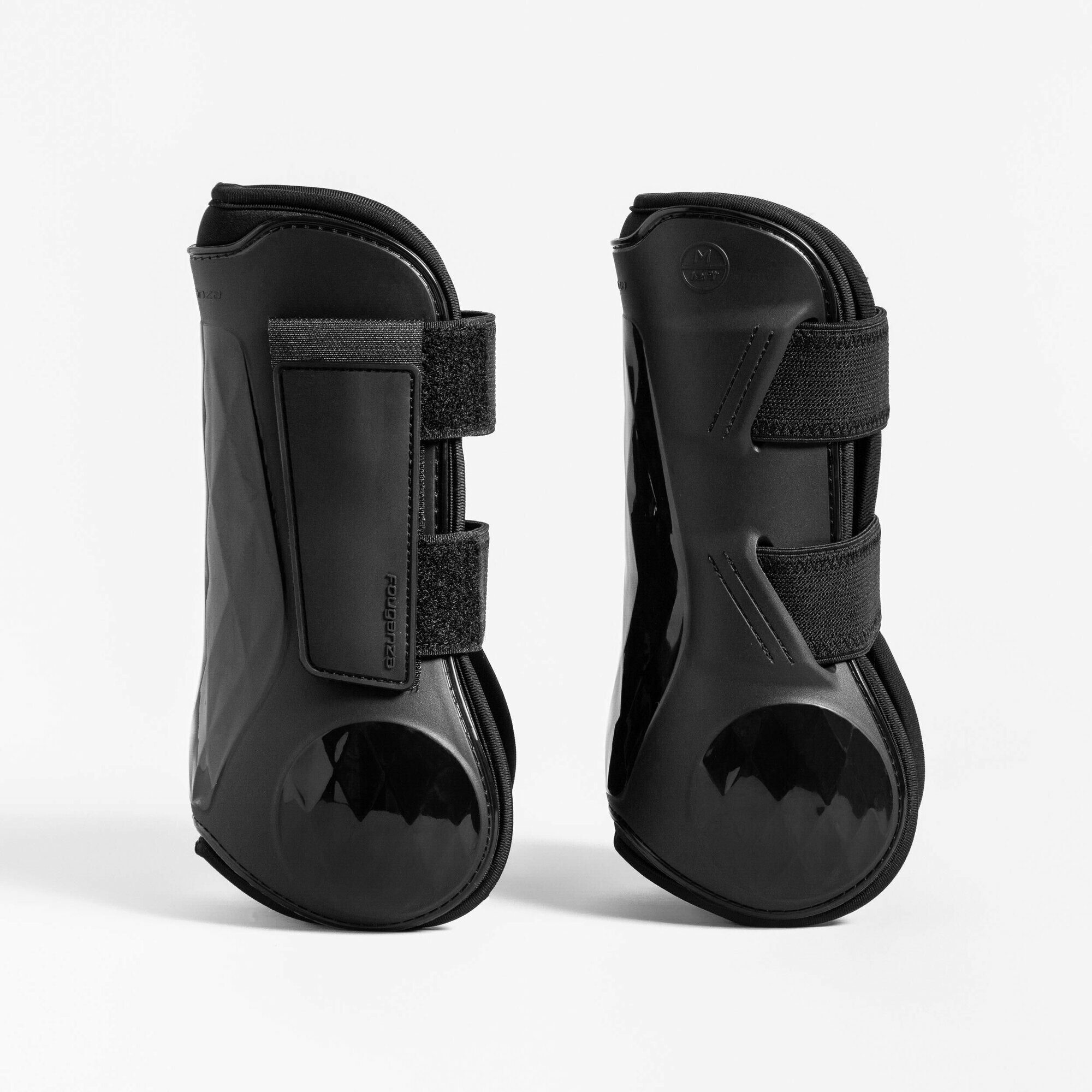 Открытые передние протекторы Fouganza 500 , Decathlon, Цвет: Черное, Размер: CS