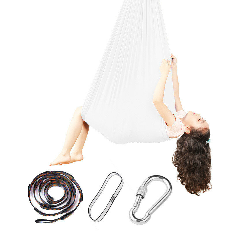 Кокон для детей сенсорный гамак-качели бренд не указан мягкая ткань белый 280*150см