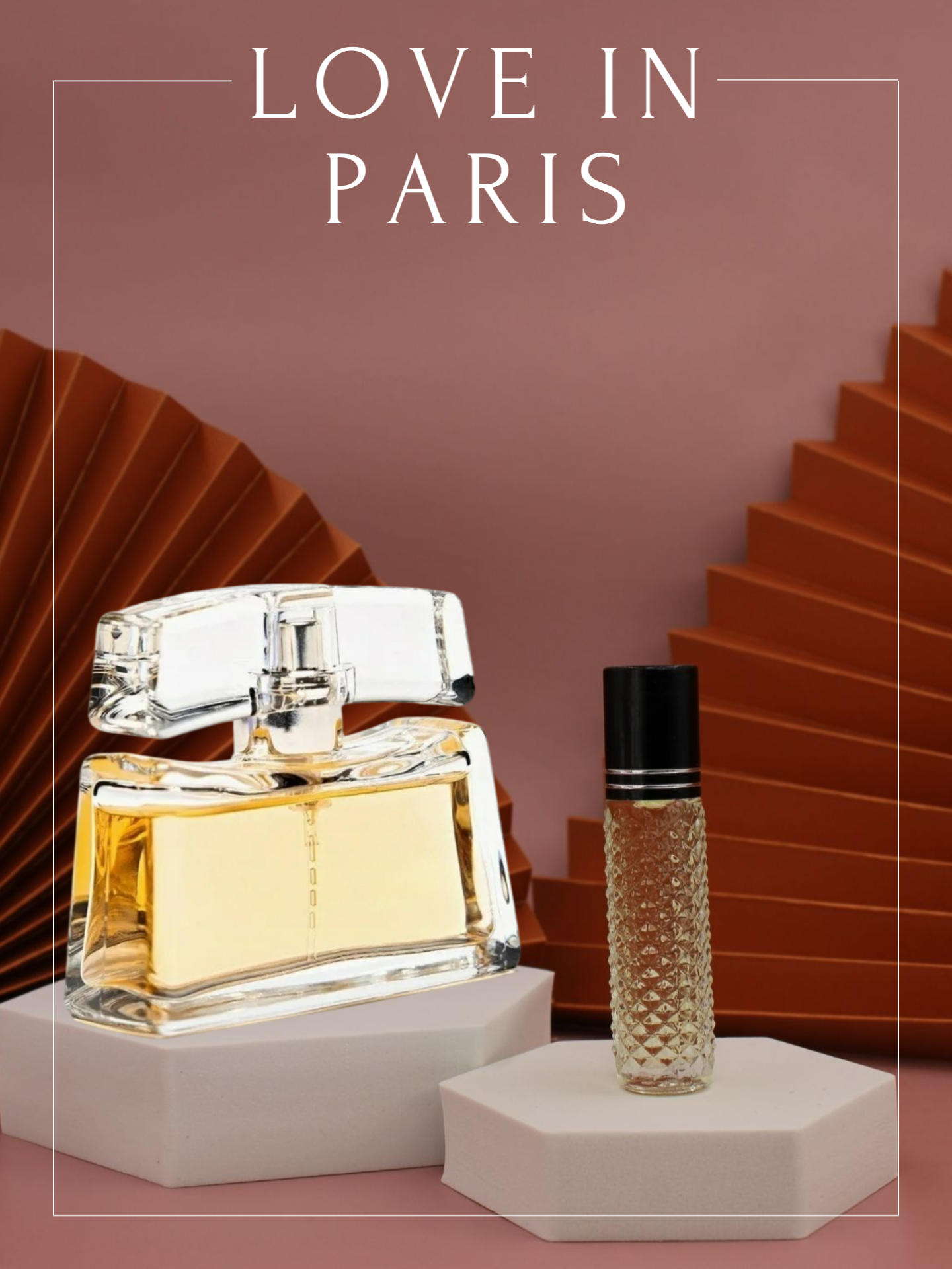 Духи масляные Love In Paris; Timeless Perfume; Лав Ин Париж роликовый флакон 8 мл