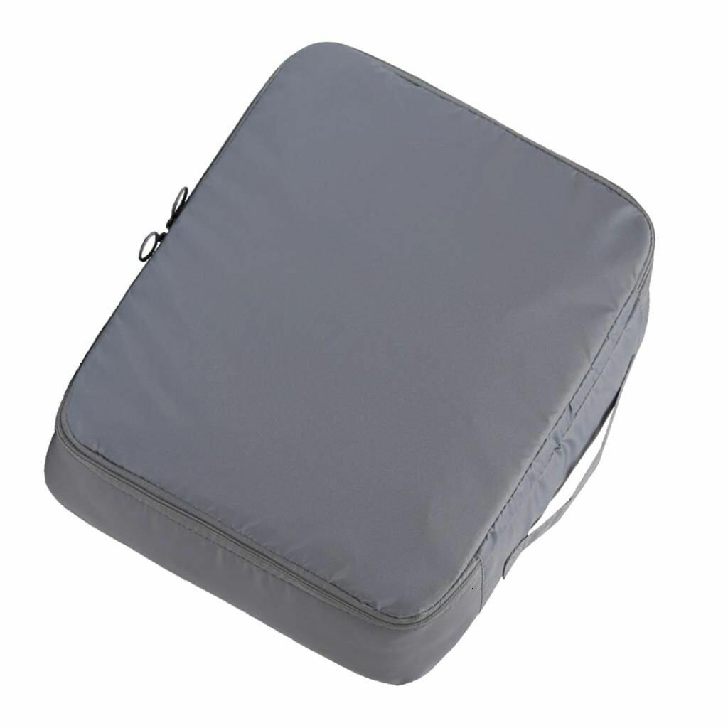 Портативная многослойная сумка для хранения дорожной одежды "три в одном" большой емкости-серый