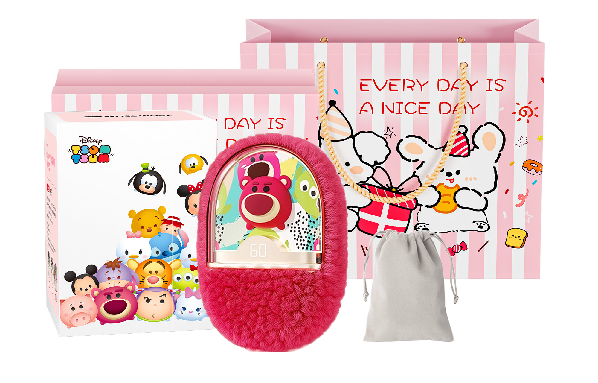 Грелки для рук Disney strawberry bear plush, gift box sets