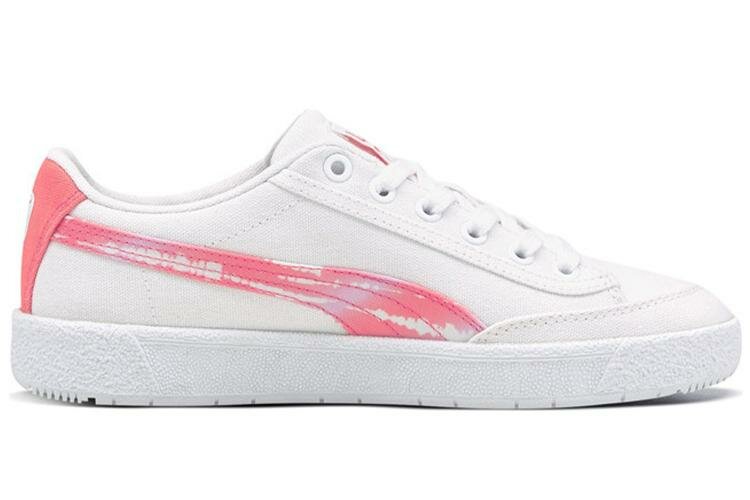 Кеды унисекс PUMA Mallorca Tie Dye белые, 36 EU, для скейтборда, стильный дизайн, легкие и удобные