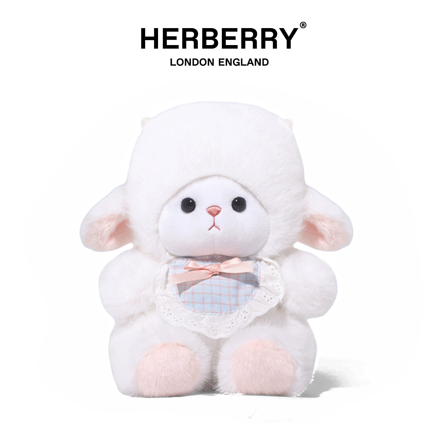 Плюшевая игрушка-овца серии Herberrry Sherry, 20 см, милый подарок на день рождения, мягкая игрушка