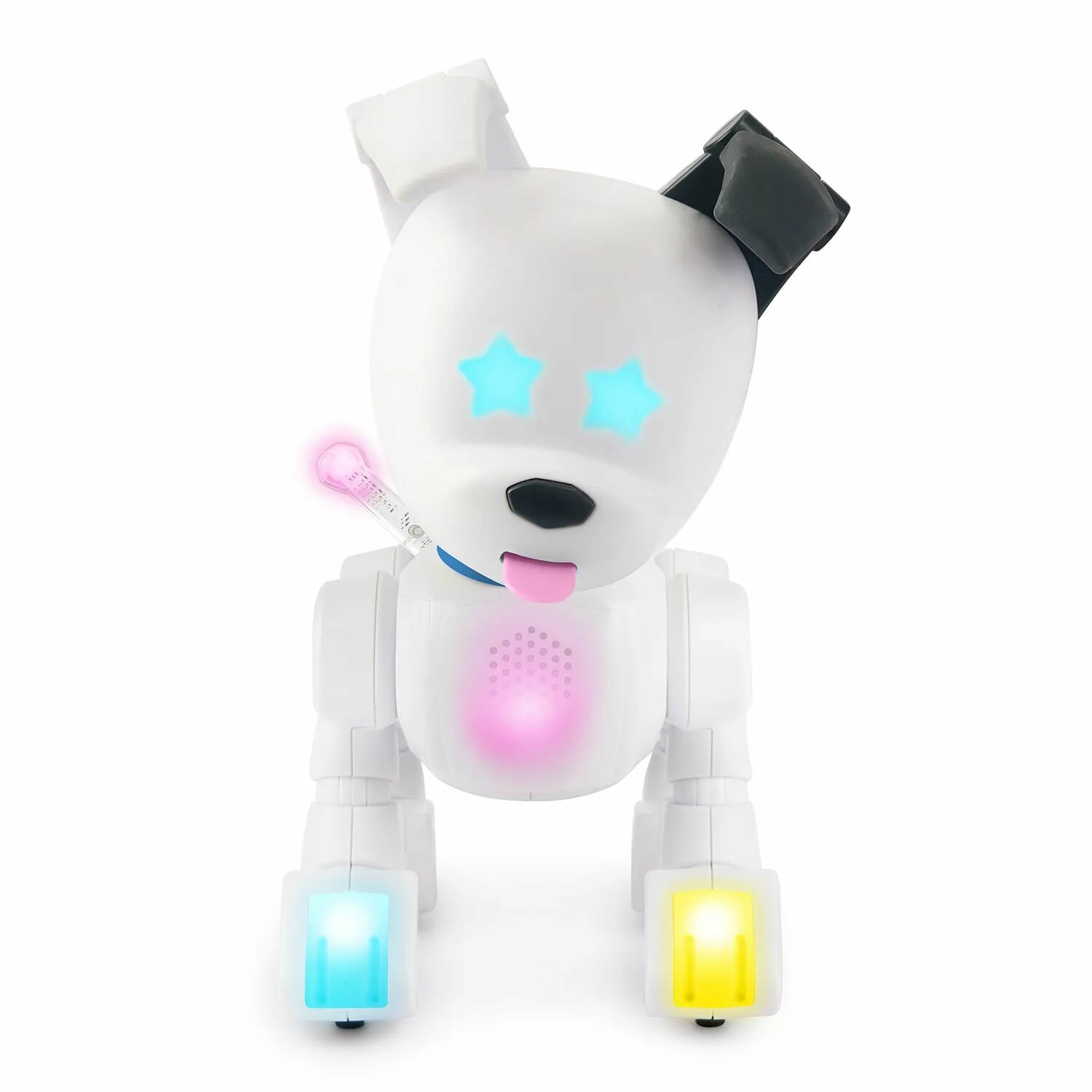 Интерактивный робот-собачка WowWee Dog-E, интерактивное управление, беспроводная связь, белый