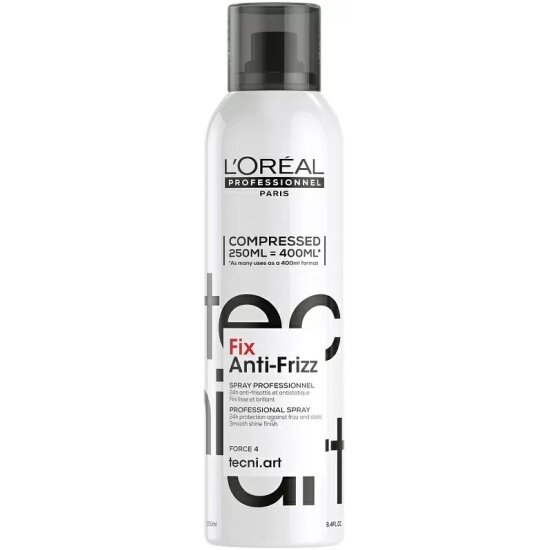 Спрей для волос L`oreal Professionnel Tecni.Art Fix Anti-Frizz Сильная фиксация с защитой от влаги, 250 мл