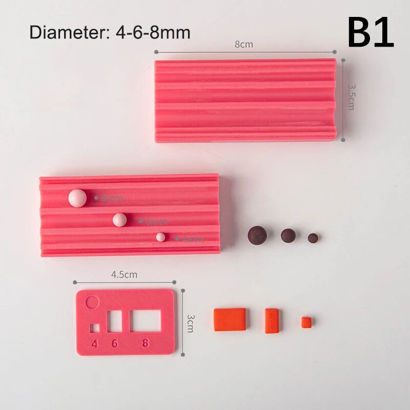 4-15 мм разноразмерный шарик из полимерной глины, форма для изготовления шариков из бисера, форма для шариков из глины, формирователь и резак, сделай сам, для серег, ожерелий, ювелирных изделий