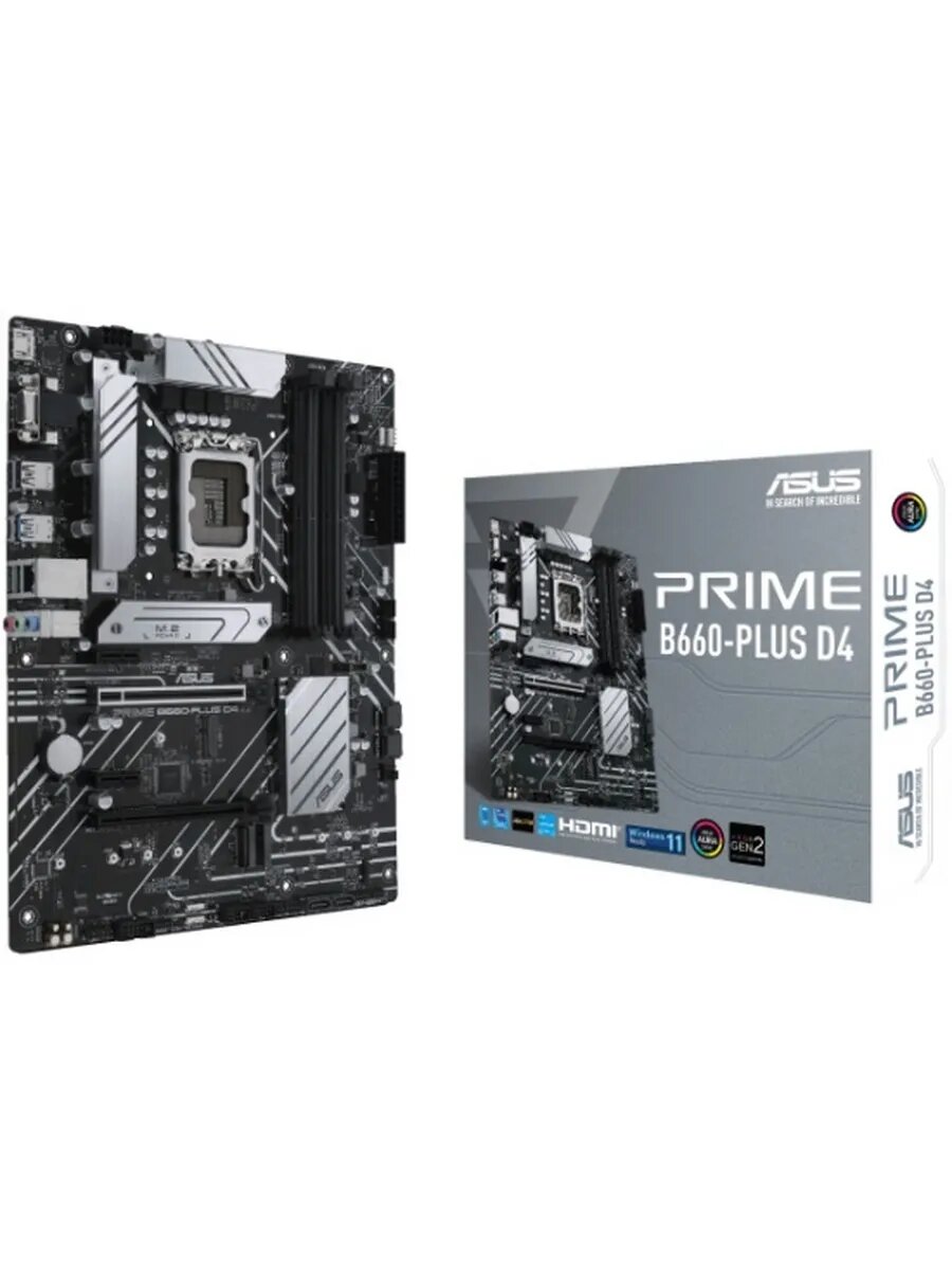 Материнская плата PRIME B660-PLUS D4 (LGA1700, ATX)