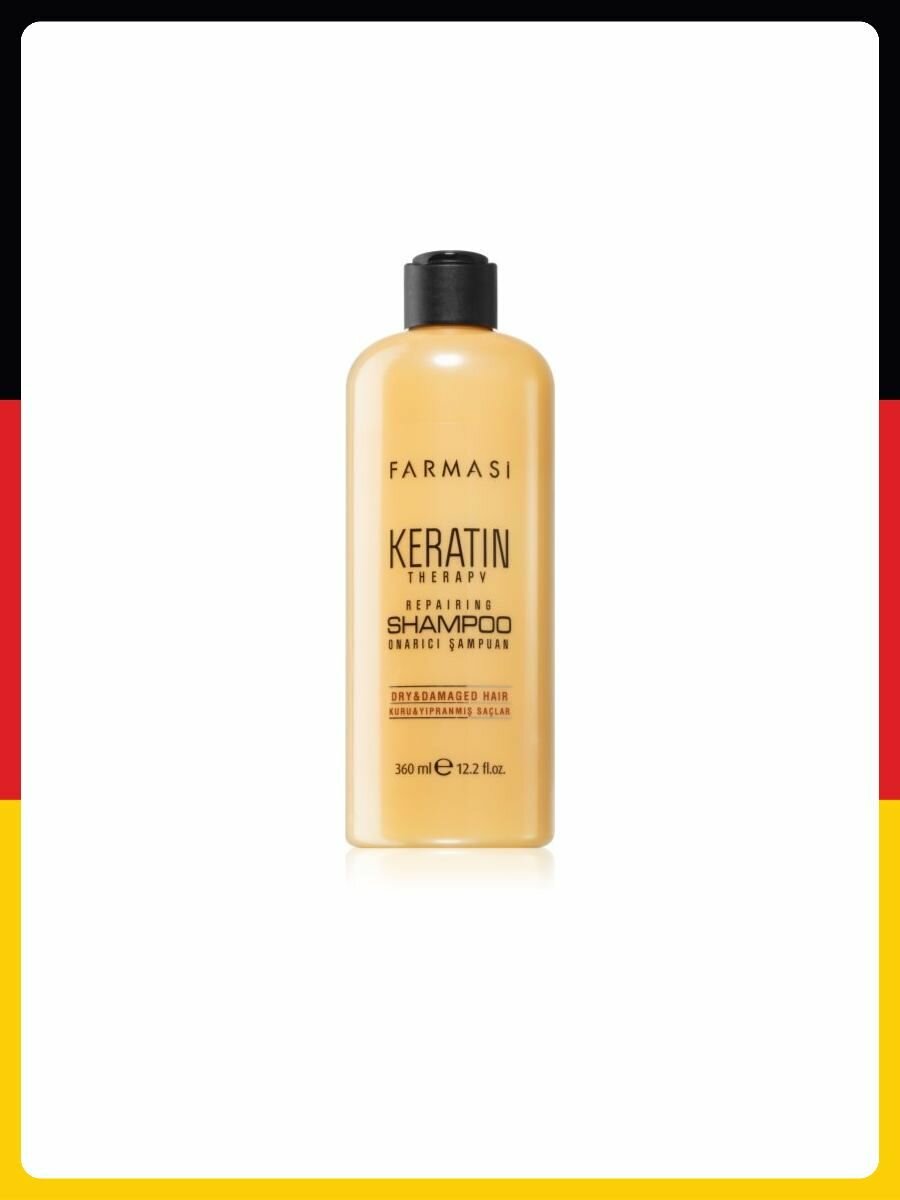 Шампунь для волос Farmasi Keratin Therapy renewing shampoo with keratin, 360 мл
