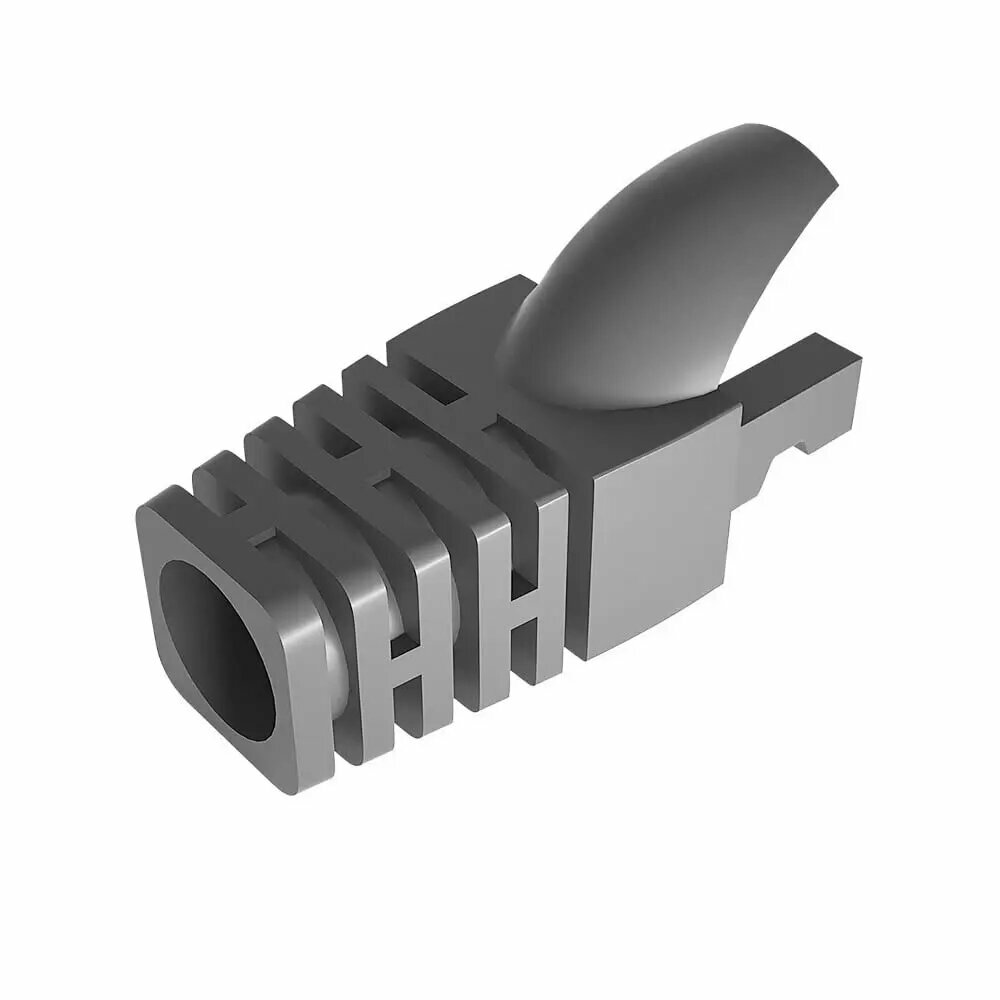 ZoeRax RJ45 коннектор для кабеля, GreyDark, 100 шт.