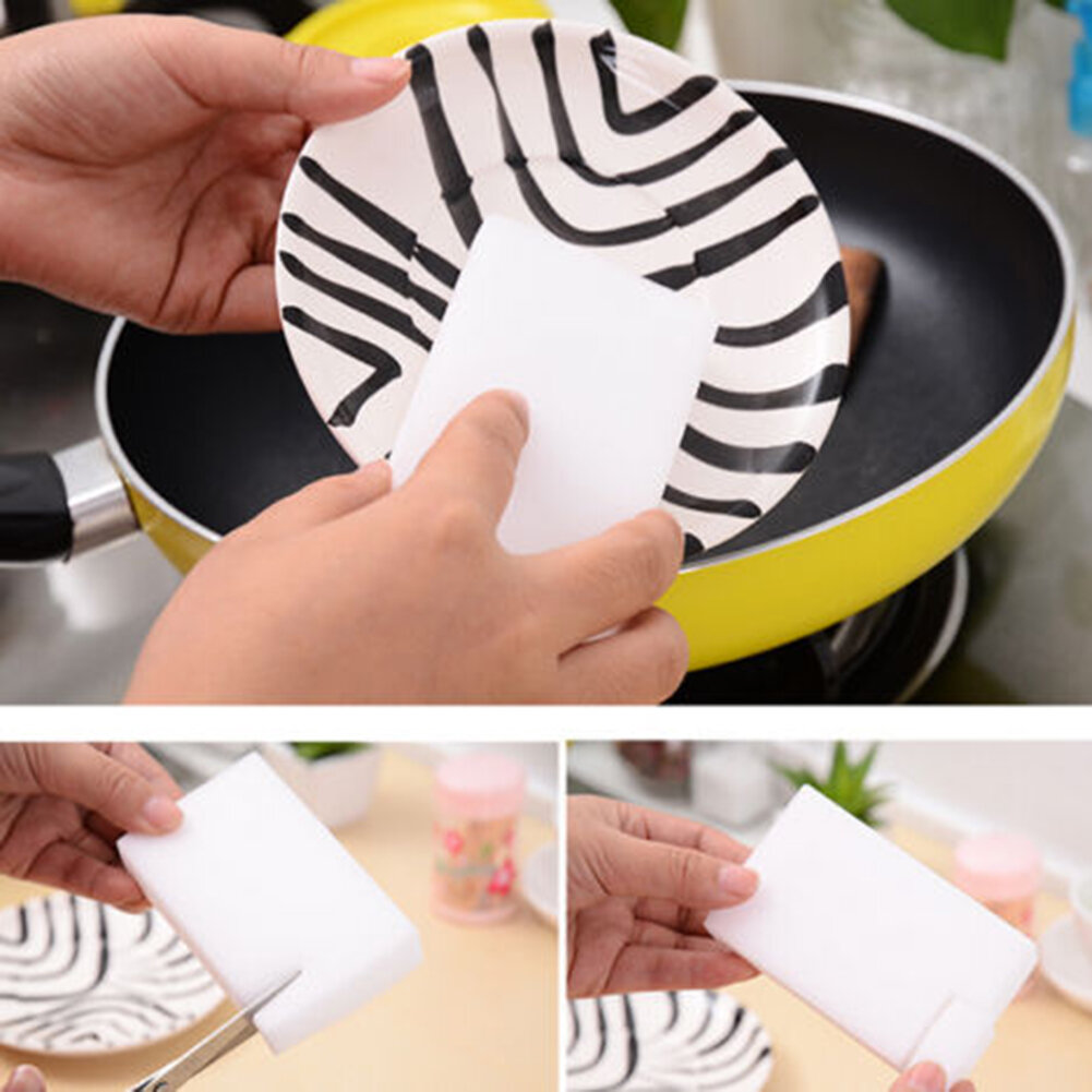 20 шт, ластики из меламиновой пены, многофункциональные чистящие подушечки для дома