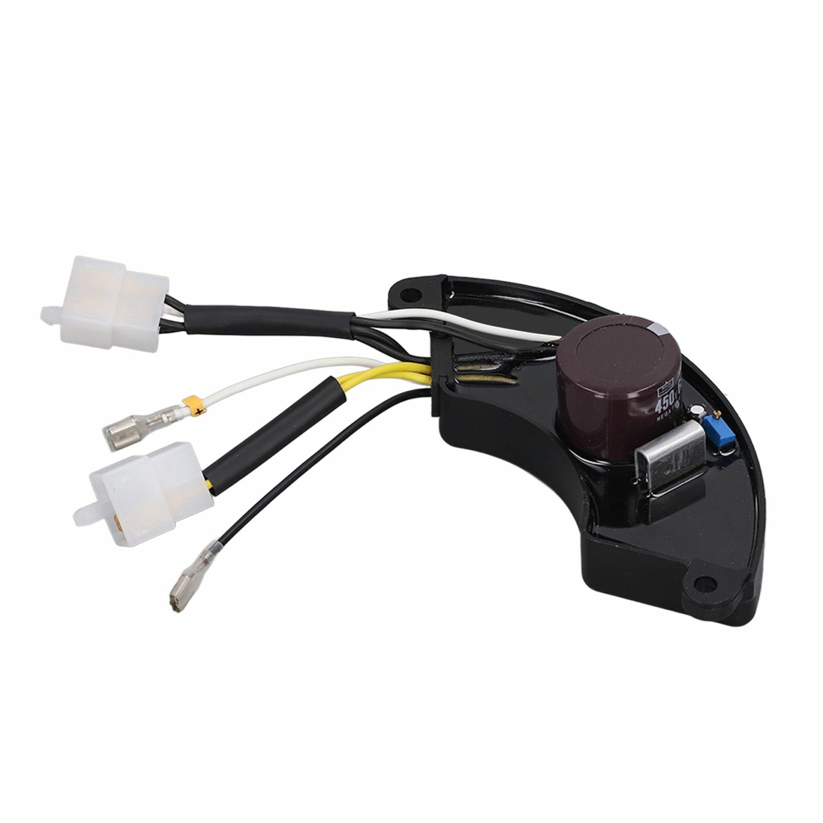 Регулятор напряжения генератора, 3-фазный, 8-проводной, автоматический регулятор напряжения в стиле полумесяца из АБС-пластика с алюминиевым листом