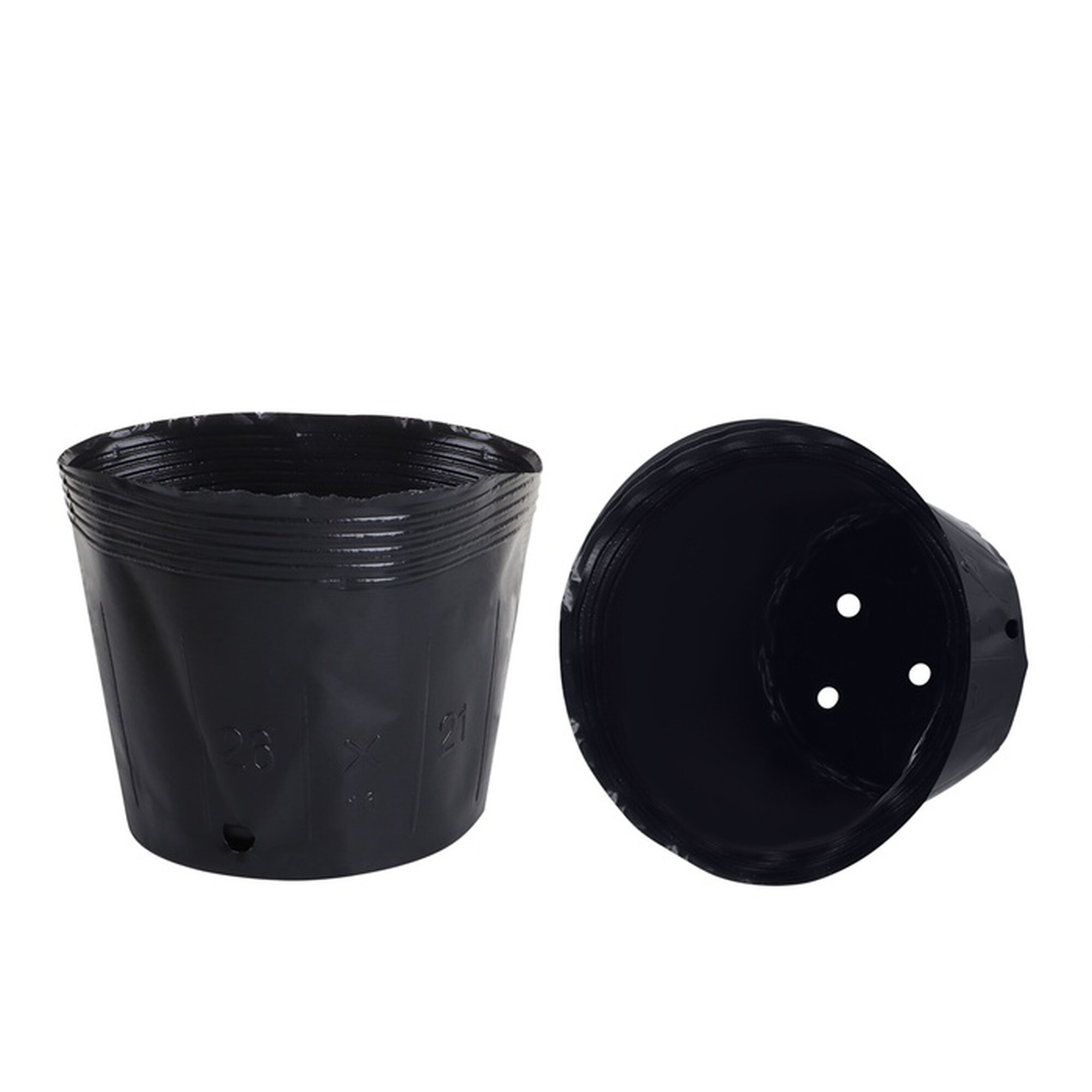 Пакет для рассады 3,5 л, d=20 см, h=17 см, фас 10 шт чёрный, Greengo 10479278