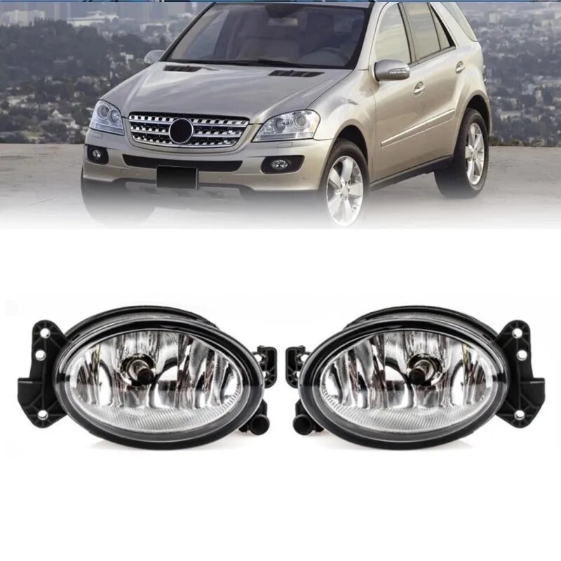 Противотуманная фара MB2592117 MB2593117 Прозрачная линза противотуманная фара 1698201556 1698201656 Передние противотуманные фары для Mercedes Benz E Class W211 2007-2009 гг. Only 1 Left