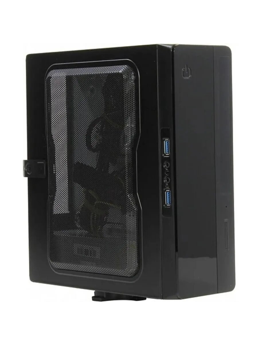 Корпус EQ101BK PM - 200ATX U3.0*2AXXX Slim Case